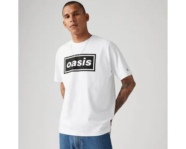 LEVI'S Oasis Band T-shirt - Oasis Deca Logo
