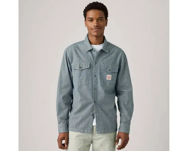 LEVI'S Long-sleeve Worker Shirt - Washington Stripe