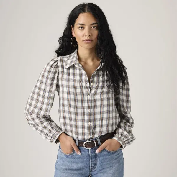 LEVI'S Journey Western Shirt Chambray - Bison