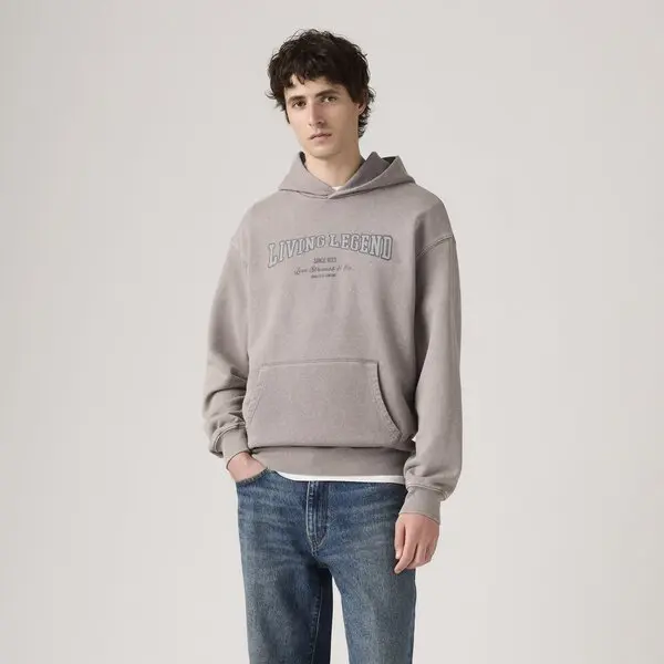 LEVI'S Two Horse Boxy Hoodie Sweatshirt