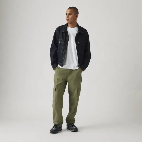 LEVI'S 568 Loose Straight Cargo Twill Pants - Ivy Green