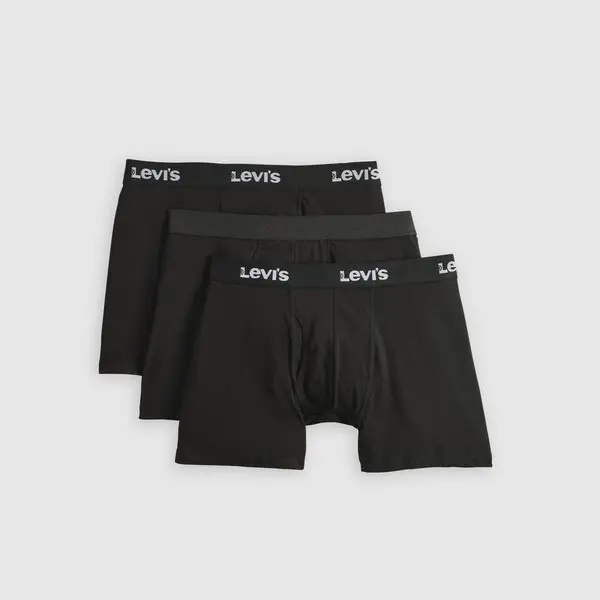 LEVI'S Solid Basic Boxer Briefs - Black