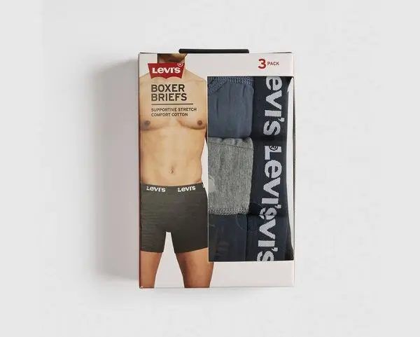 LEVI'S Solid Basic Boxer Briefs