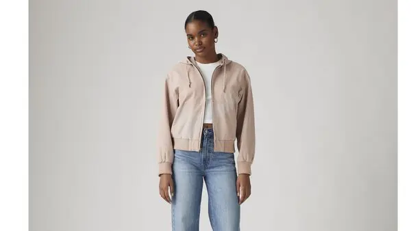 LEVI'S Relaxed Hooded Bomber Jacket