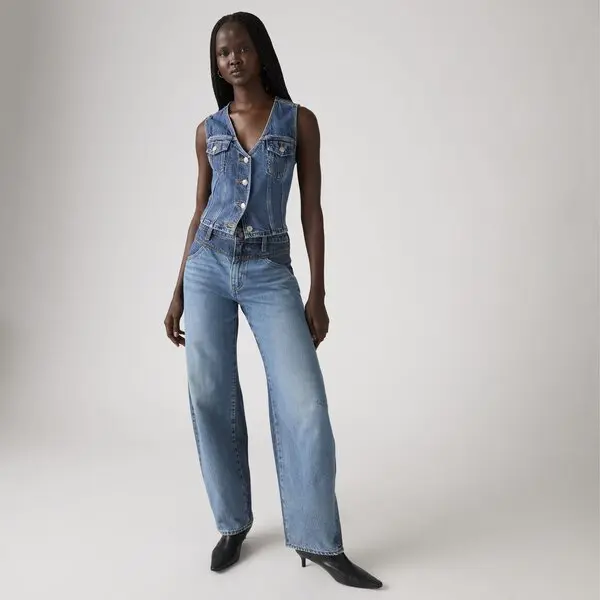 LEVI'S Barrel Jeans With Loose Fit And Mid Rise