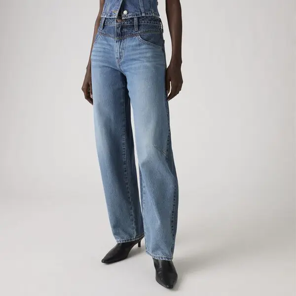 LEVI'S Barrel Jeans With Loose Fit And Mid Rise