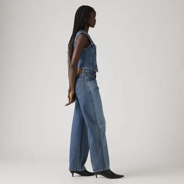 LEVI'S Barrel Jeans With Loose Fit And Mid Rise