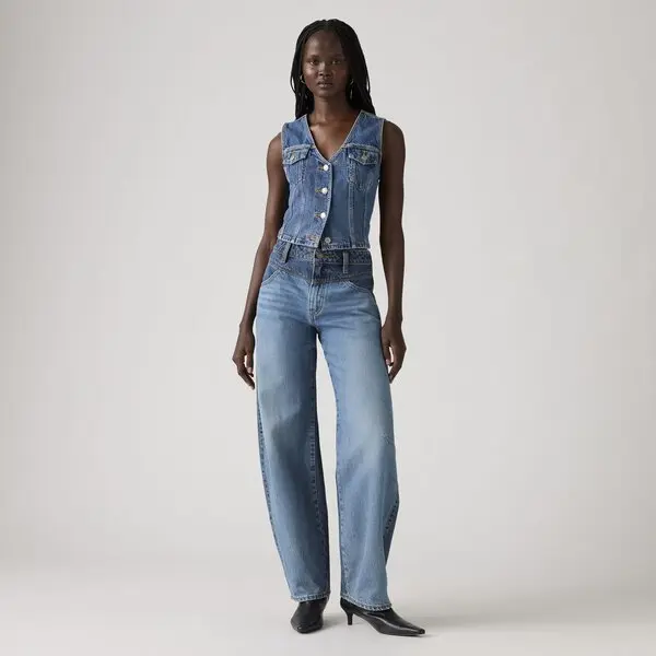 LEVI'S Barrel Jeans With Loose Fit And Mid Rise
