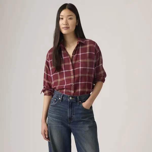 LEVI'S Lucas Flannel Shirt - Violet Tulip