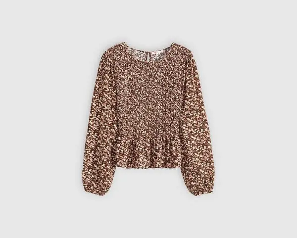 LEVI'S Fleur Smocked Top