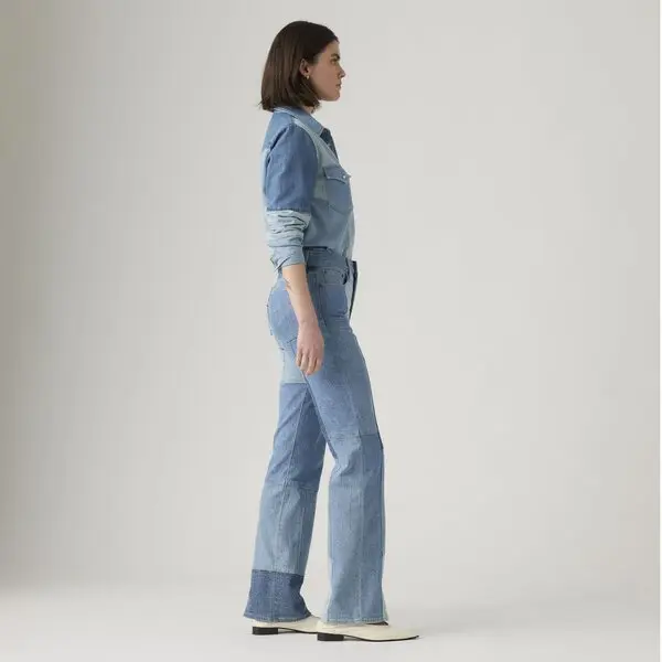 LEVI'S Wedgie Bootcut Patchwork Jeans