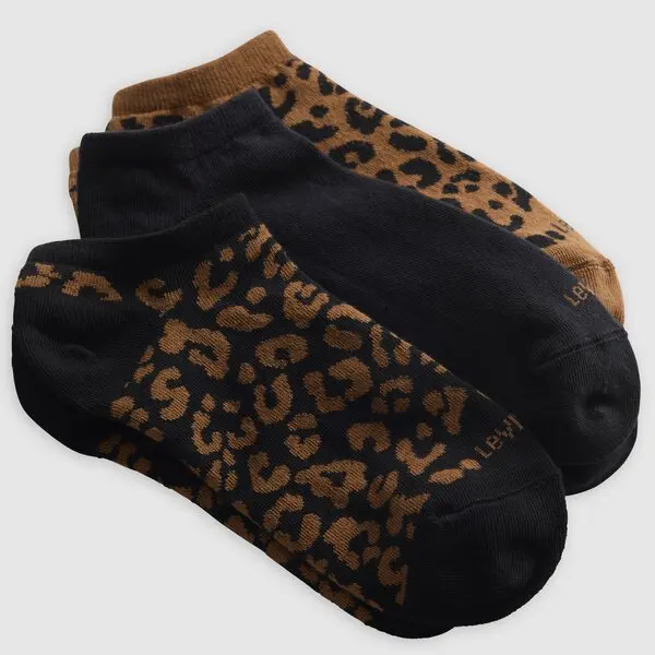 LEVI'S Low Cut Leopard Socks