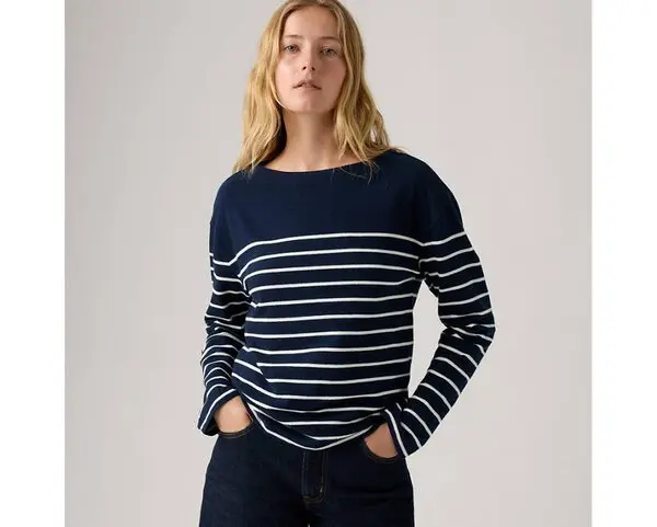 LEVI'S Marin Striped Top - Navy Blazer