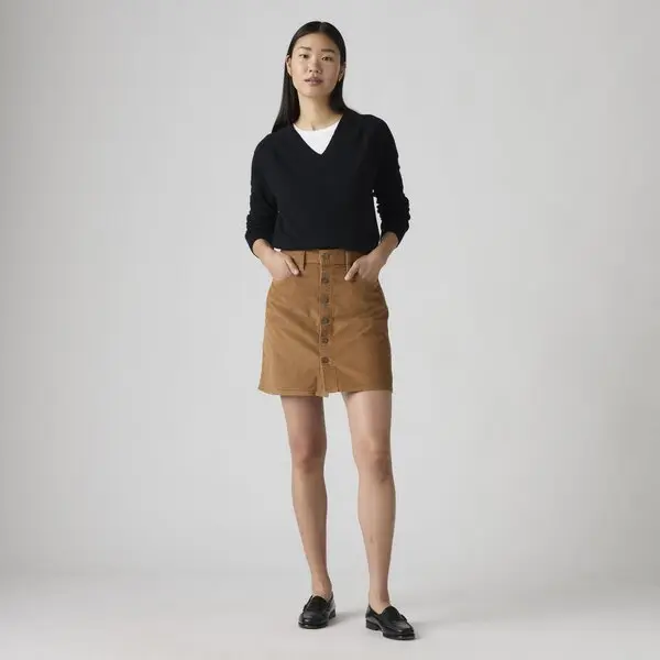 LEVI'S Retro Button Front Skirt