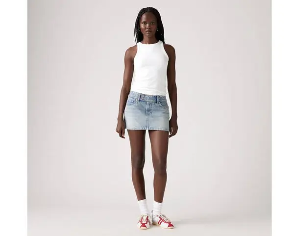 LEVI'S Superlow Mini Skirt