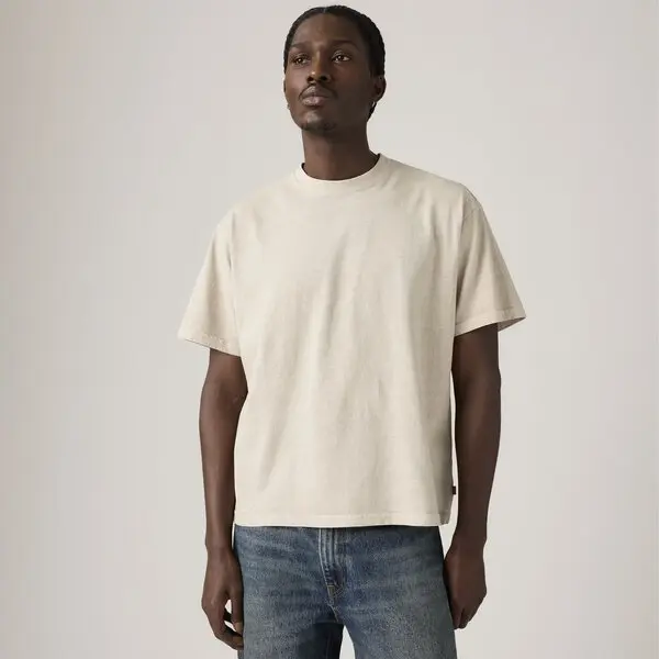 LEVI'S Boxy Short-sleeve Garment Dye T-shirt - Garment Dye Chateau