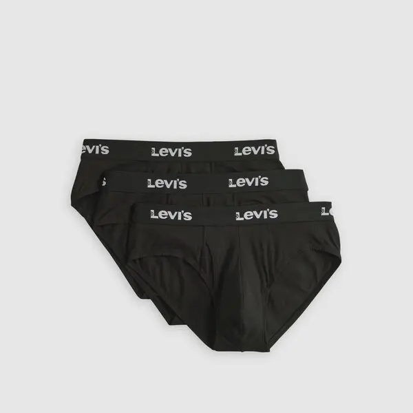 LEVI'S Solid Briefs - Black Gold