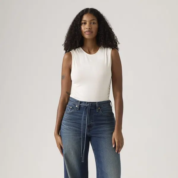 LEVI'S Crystal Ruched Top