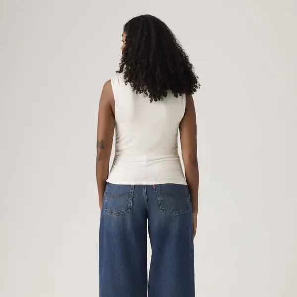 LEVI'S Crystal Ruched Top