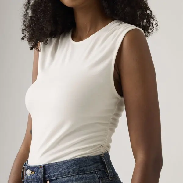LEVI'S Crystal Ruched Top