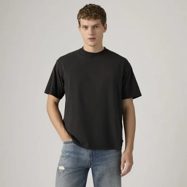 LEVI'S Boxy Short-sleeve Garment Dye T-shirt - Garment Dye Jet Black