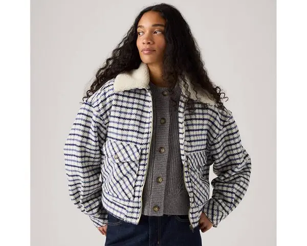 LEVI'S Shrunken '90s Wool Trucker Jacket