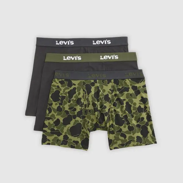 LEVI'S Duck Camo Print Boxer Briefs - Green