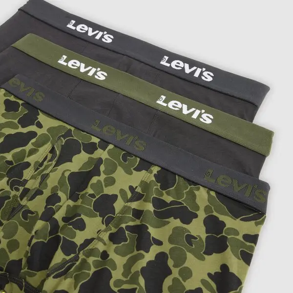LEVI'S Duck Camo Print Boxer Briefs - Green