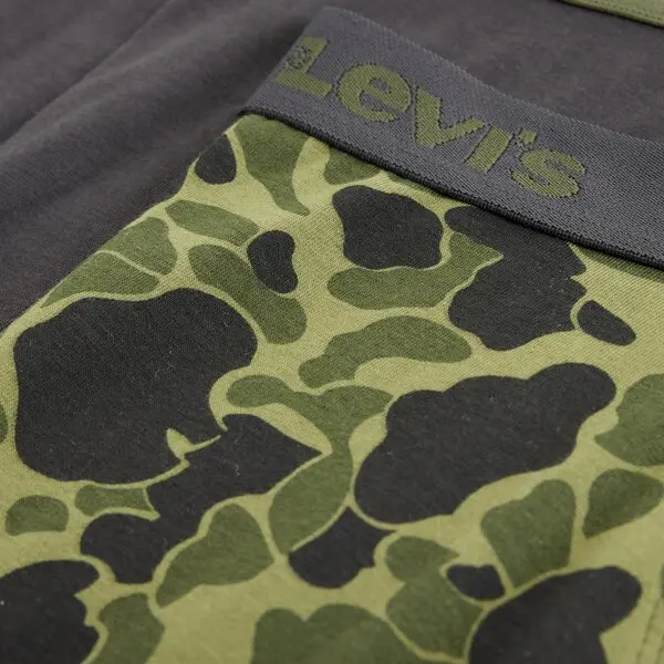 LEVI'S Duck Camo Print Boxer Briefs - Green