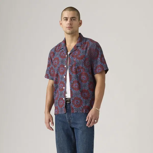 LEVI'S Short-sleeve Sunset Standard Camp Shirt