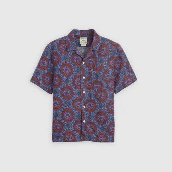 LEVI'S Short-sleeve Sunset Standard Camp Shirt