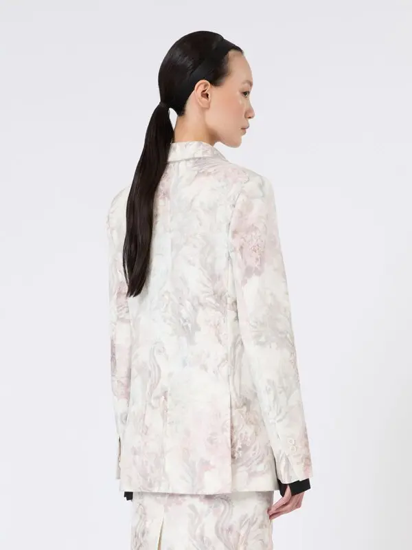 Max Mara Slim-fit Printed Blazer