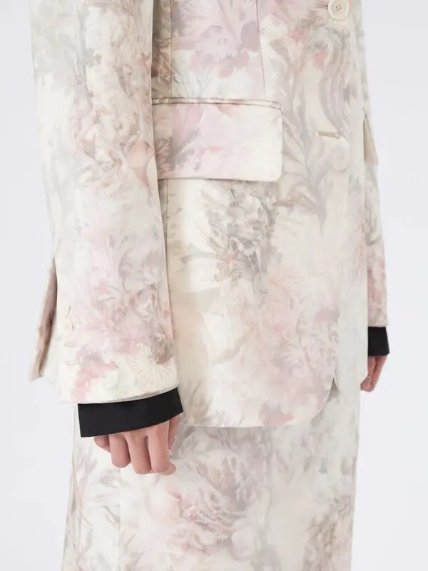 Max Mara Slim-fit Printed Blazer