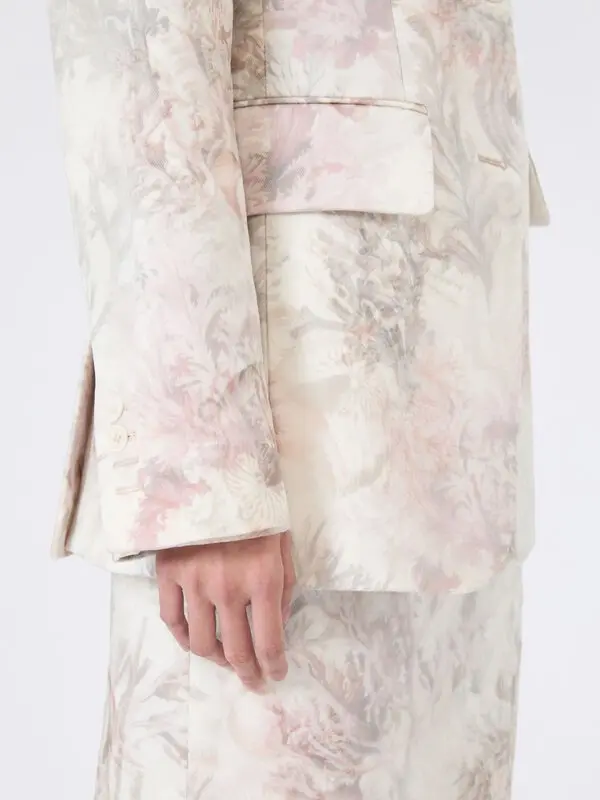 Max Mara Slim-fit Printed Blazer
