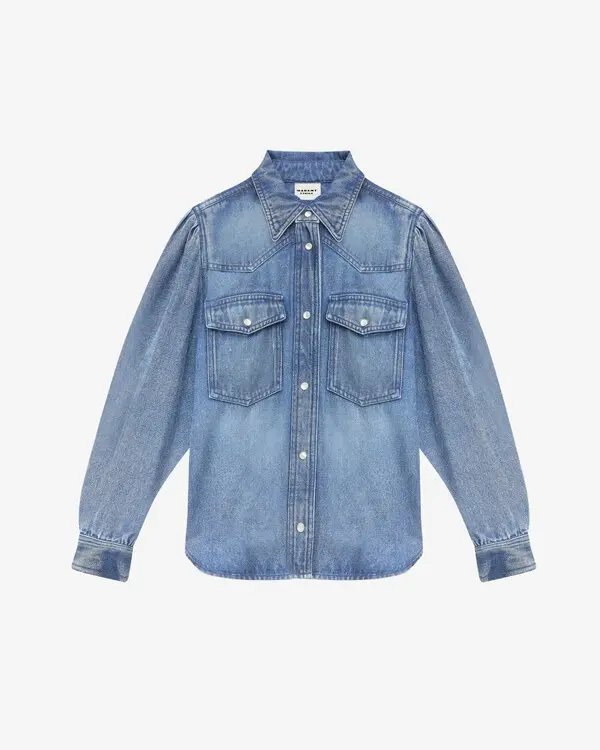 MARANT ETOILE Tahisia Shirt - Blue