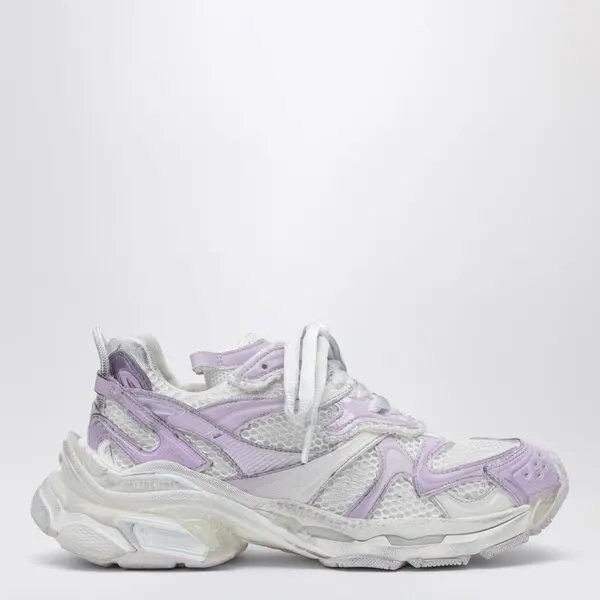 Balenciaga Runner 2 Gradient Sneakers In Light /lilac - Grey