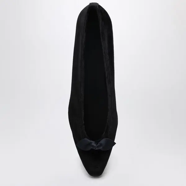 Loro Piana Primula Velvet Ballet Flats