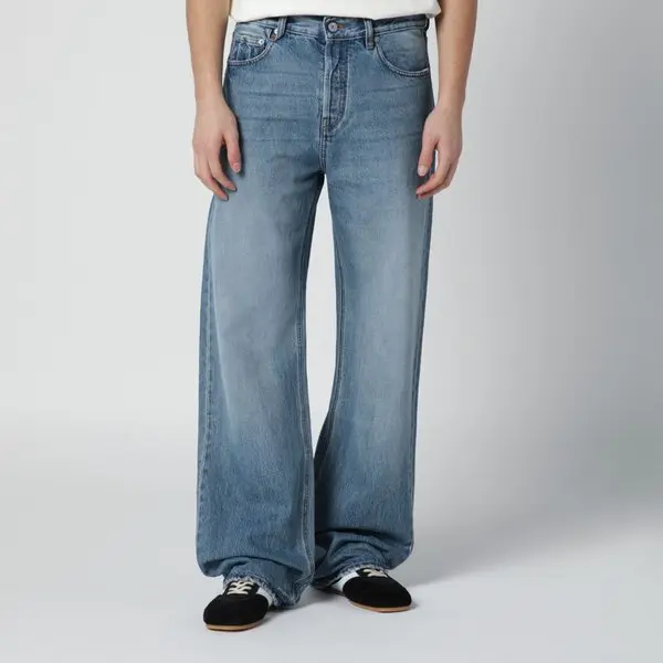 Jacquemus Straight-leg Jeans In De-nîmes Denim - Blue