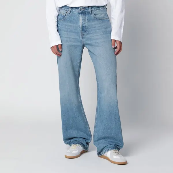 Jacquemus Straight-leg Jeans In Washed Denim - Blue