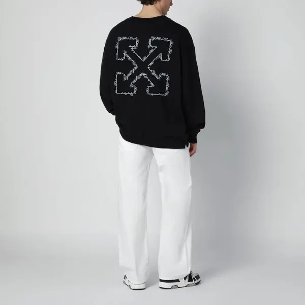 OFF-WHITE™ Script Arrow Diagonal Skate Sweatshirt