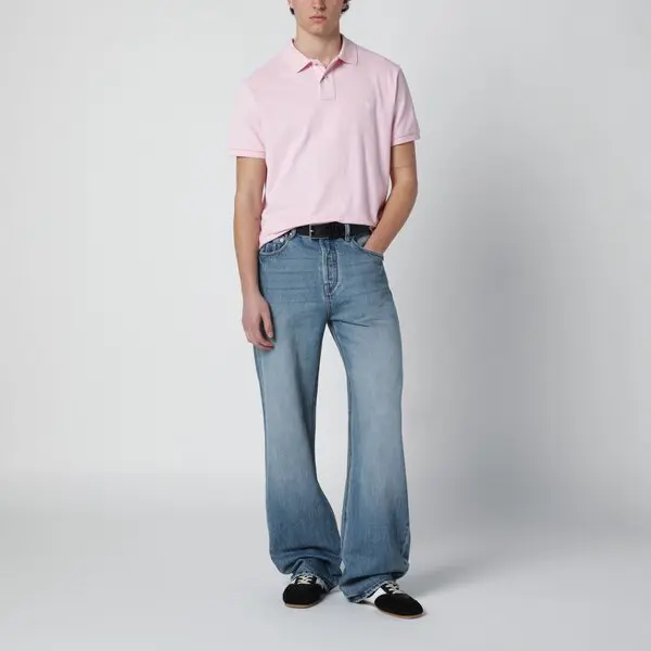 Polo Ralph Lauren Custom Slim-fit Cotton Polo Shirt - Pink