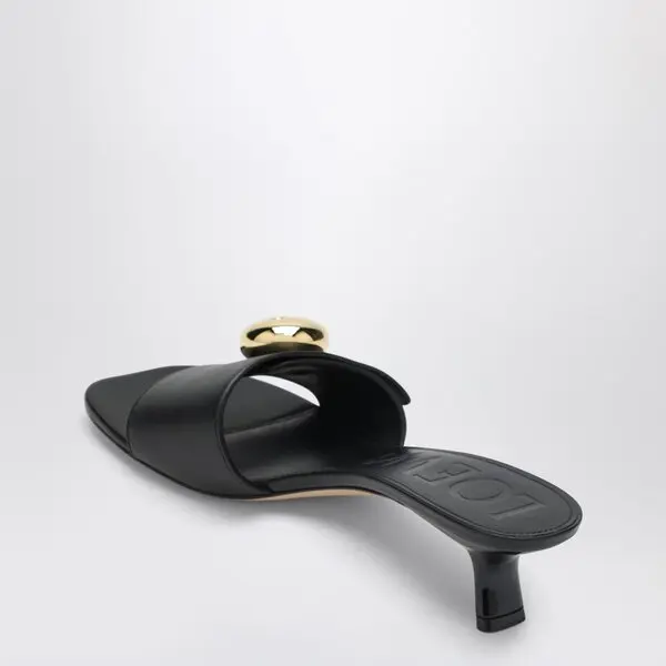 Loewe Pebble Slides In Calf Leather