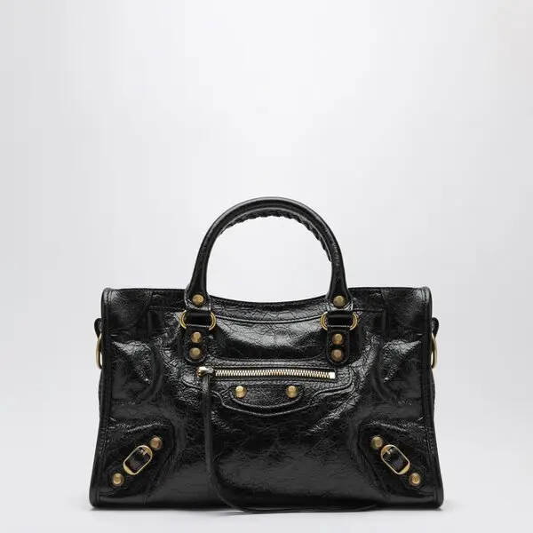 Balenciaga Le City Small Bag In /antique Gold - Black