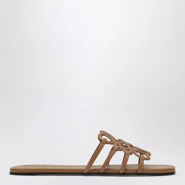 Loewe Anagram Petal Slides - Beige