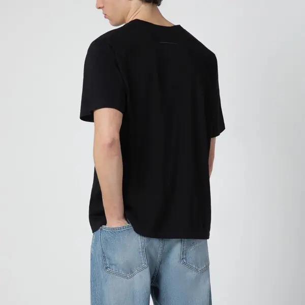 MAISON MARGIELA T-shirt With Logo Print - Black