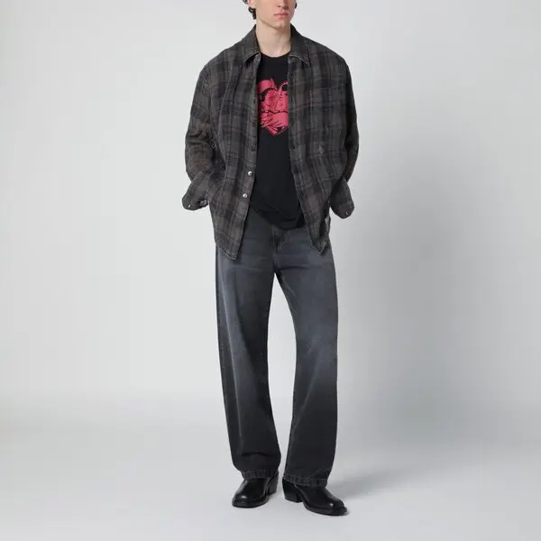 Our Legacy T-shirt With Love Story Print - Black