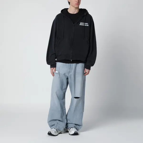 Balenciaga Baggy Jeans With Rips
