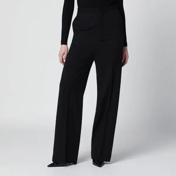Balenciaga Wool Trousers - Black