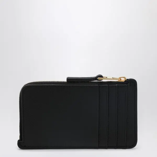 Loewe Card Holder With Coin Pocket - Black