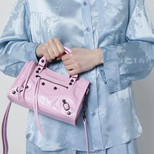 Balenciaga Le City Mini Tote Bag - Pink